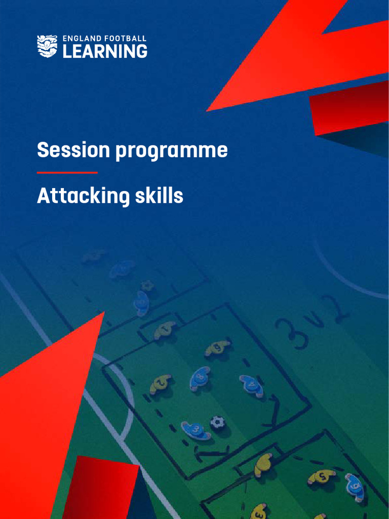 Session Programme - Attacking Skills | PDF | Defender (Association Football) | Sports Rules And ...