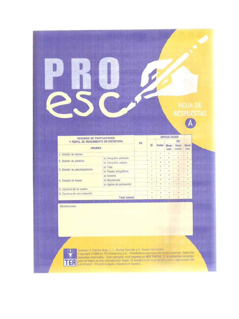 REJILLA PROESC | PDF