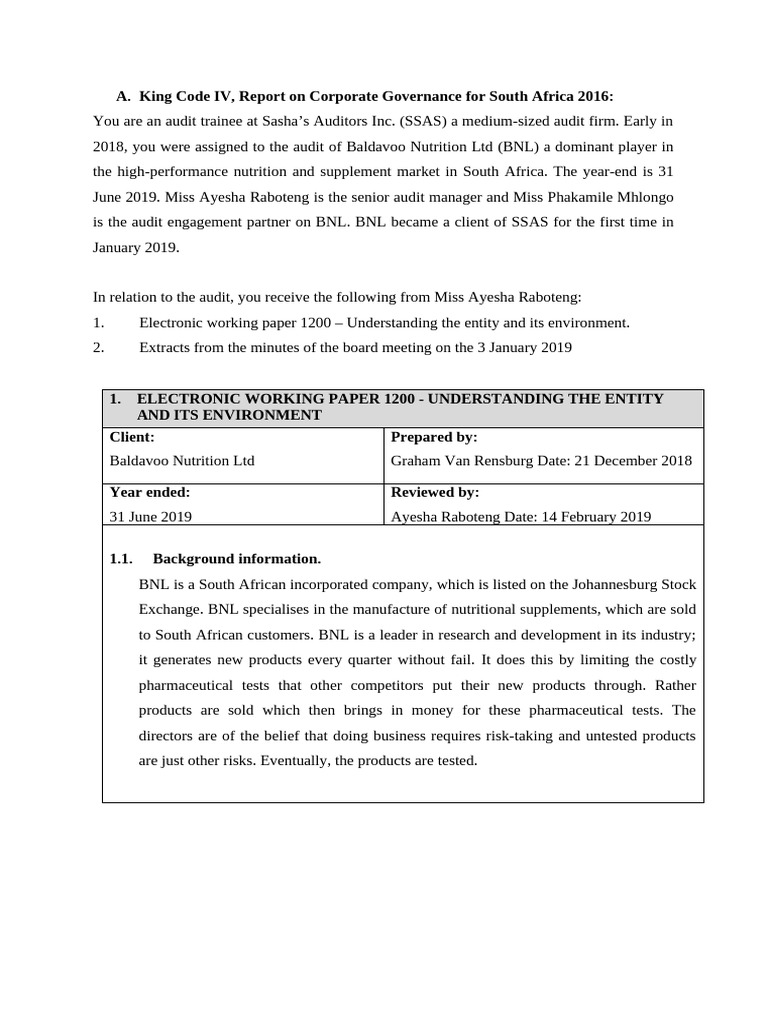 King Code IV - Example 2 | PDF | Business