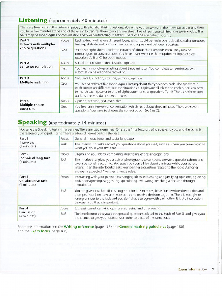 Gold b2 Fce Sts Students Book First Certificate 5 | PDF