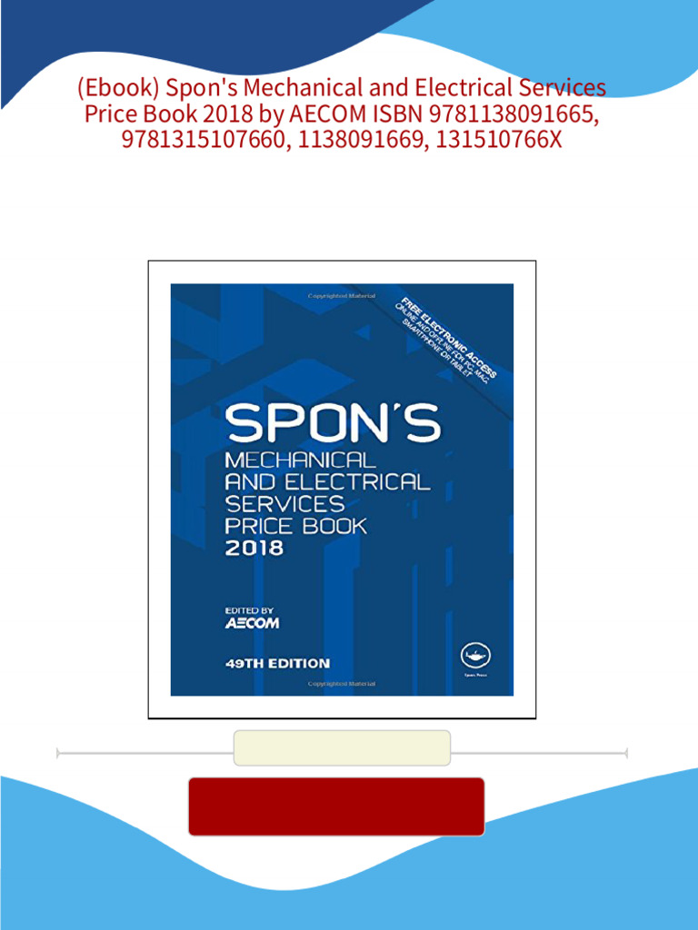 (Ebook) Spon's Mechanical and Electrical Services Price Book 2018 by ...