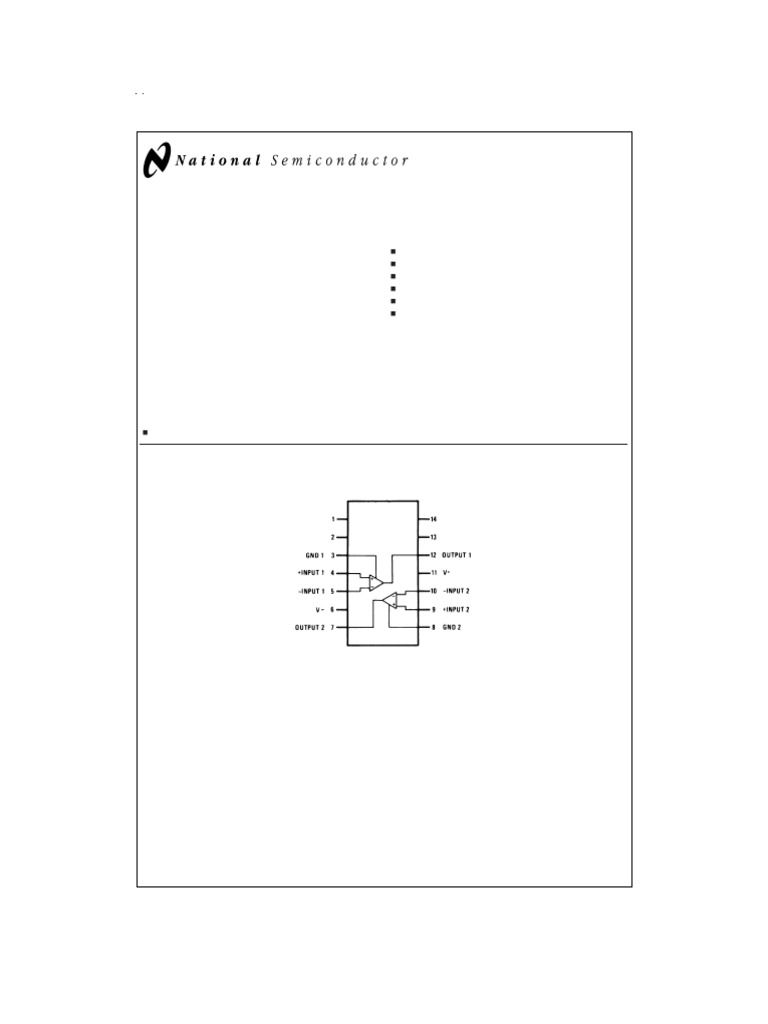 LM319N | PDF | Electrical Circuits | Manufactured Goods