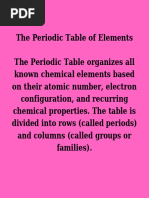 The Periodic Table (Grade 12 Chemistry) | PDF