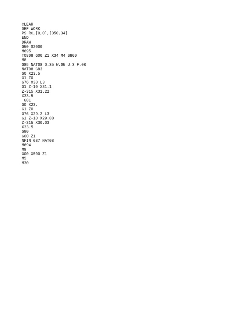 CNC Lathe Programming Guide | PDF
