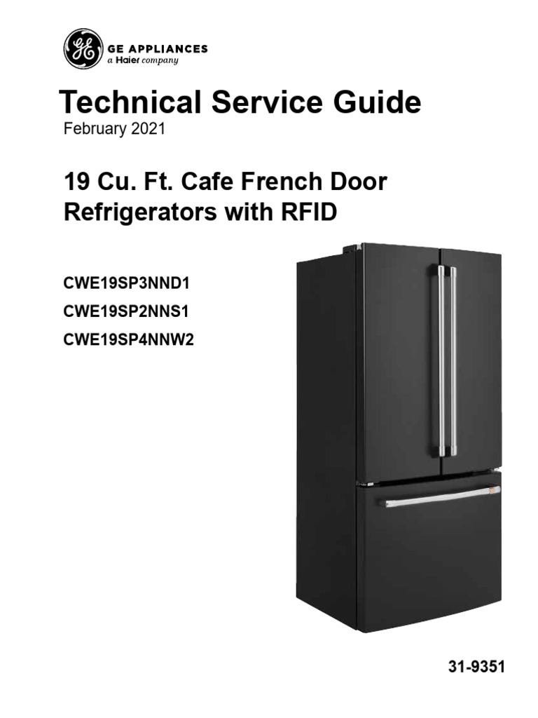 GE Service Guide | PDF | Refrigerator | Valve