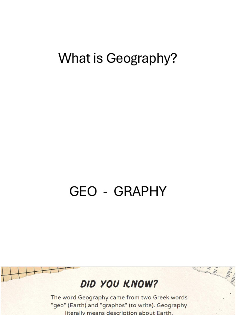 02a - What Is Geography | PDF