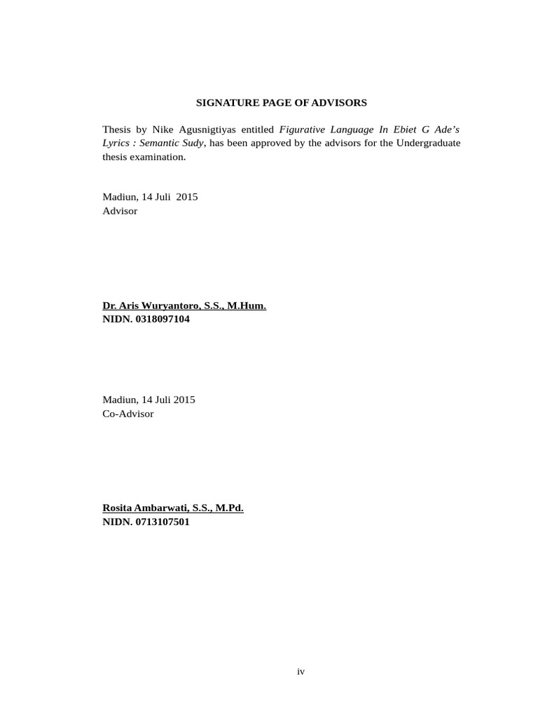 Signature Page of Advisors | PDF