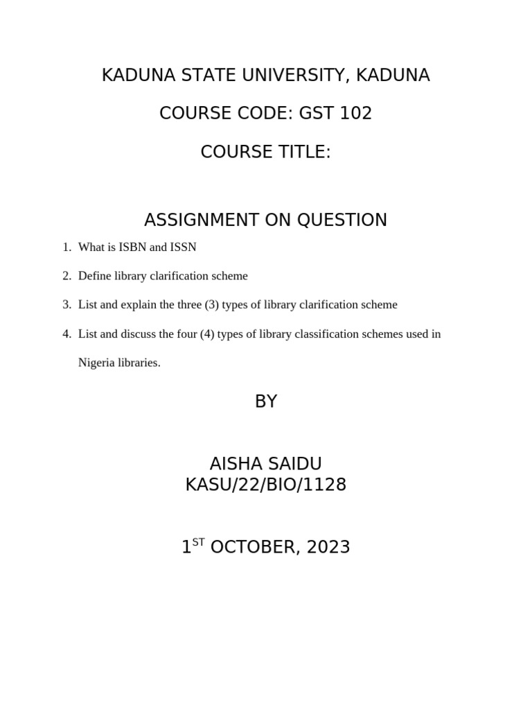 Library Classification Schemes Explained | PDF