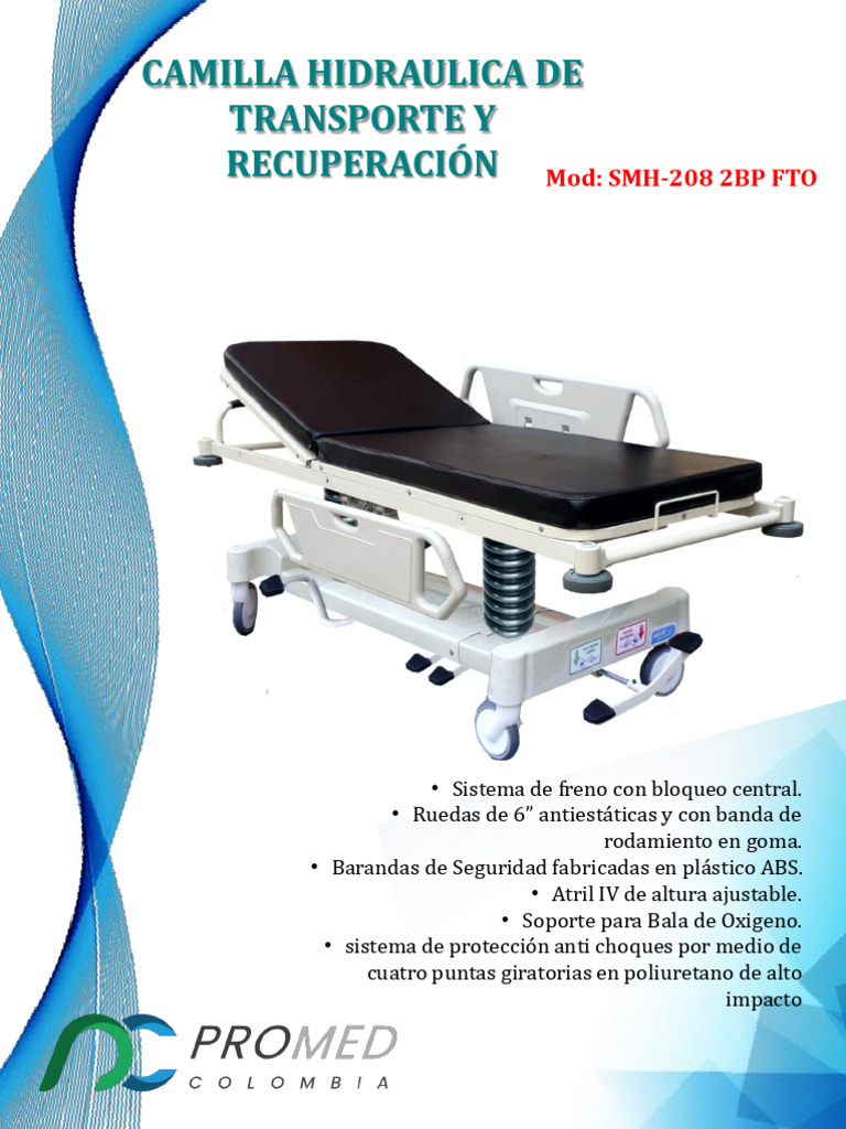 CAMILLA HIDRAULICA DOS PLANOS - SMH-208 2BP FTO | PDF | Ingeniería mecánica | Materiales