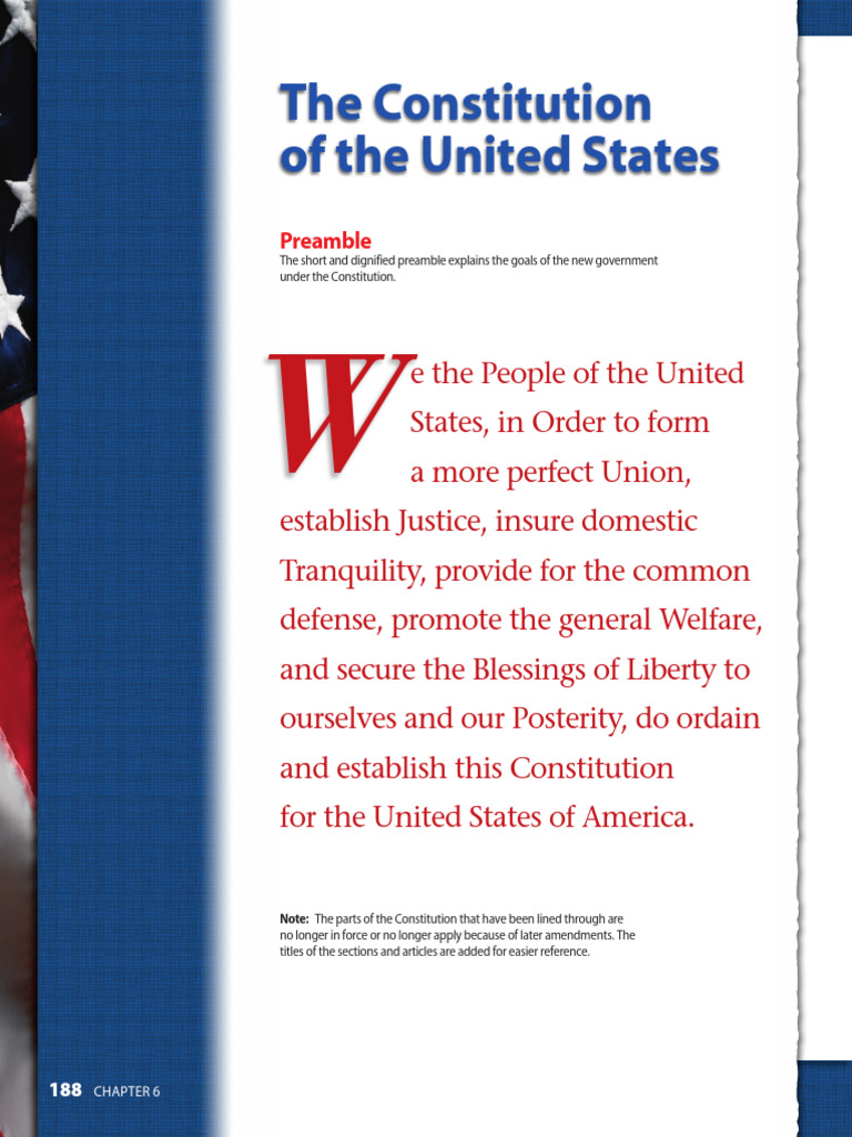 Chapter 6 Constitution of US | PDF | Presidents Of The United States ...