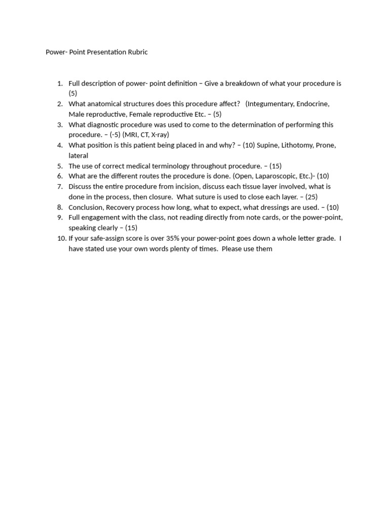 Power-Point Rubric 2024 2 | PDF Power-Point Rubric 2024 2 | PDF