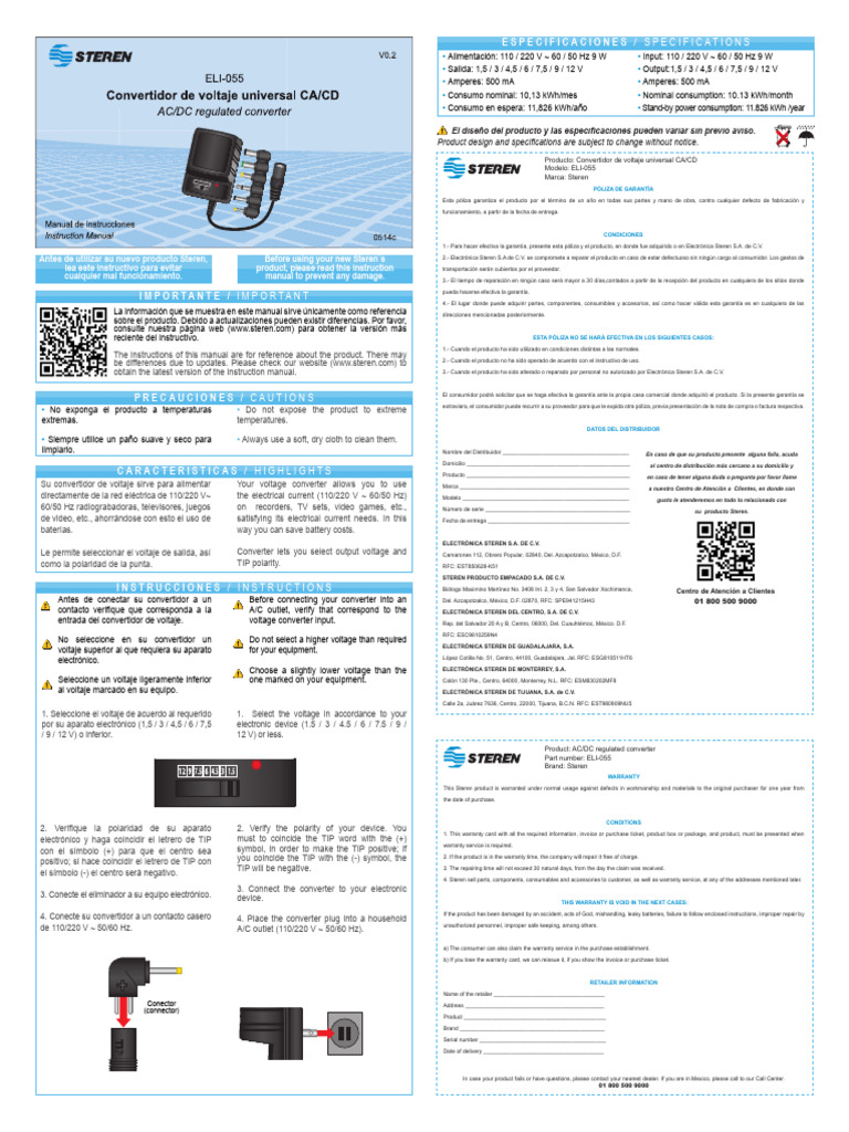 ELI 055 Instr | PDF | Electricidad