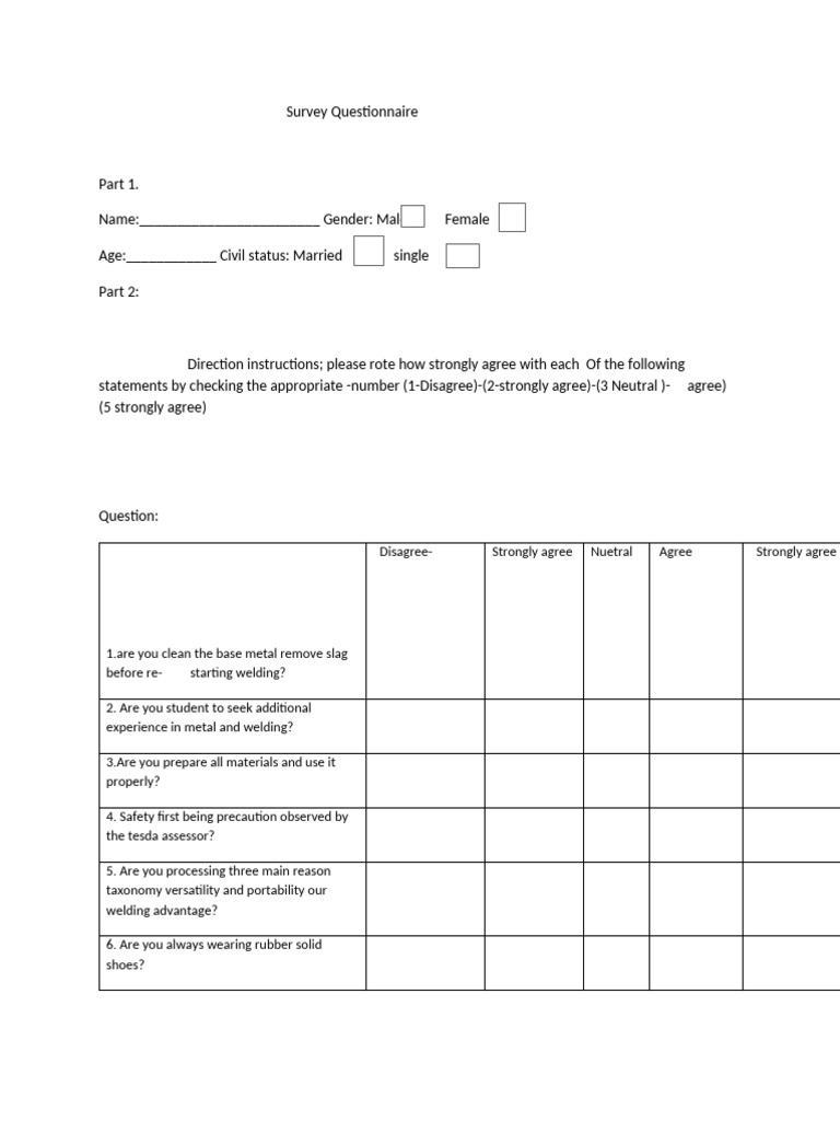 Survey Question-WPS Office | PDF
