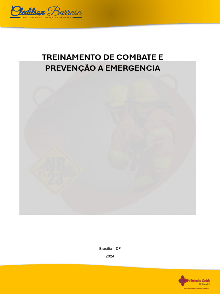 Apostila - NR23 - Treinamento de Combate A Incêndio | PDF | Combustão ...