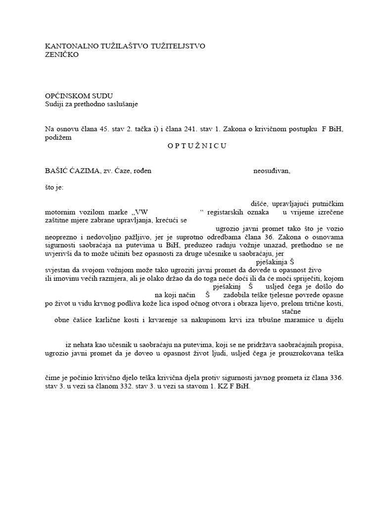 Optuznica Basic | PDF