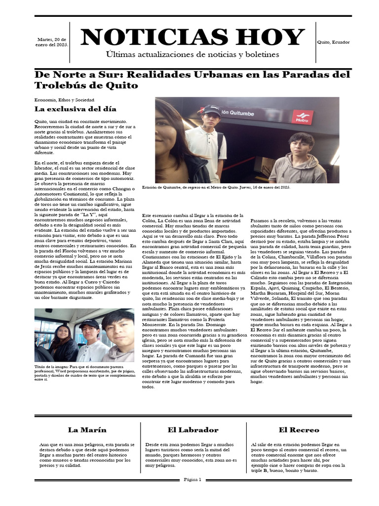 Nota Periodistica | PDF | Economias