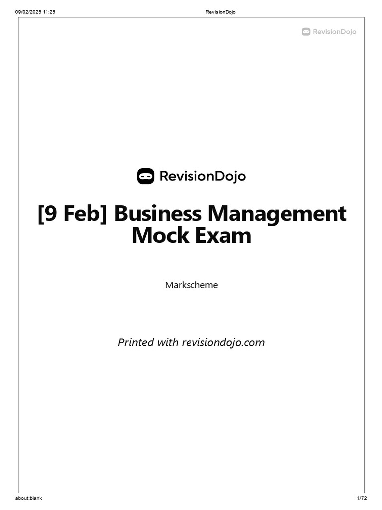 BM Paper 2 Rev Markscheme | PDF | Cost Of Living | Net Present Value