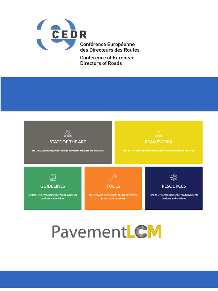 Pavement Life Cycle Management Report | PDF | Life Cycle Assessment ...