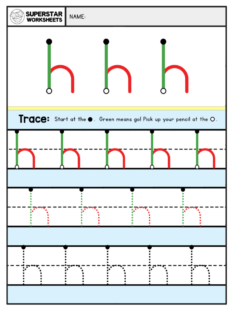 Alphabet Worksheets Letter HH | PDF