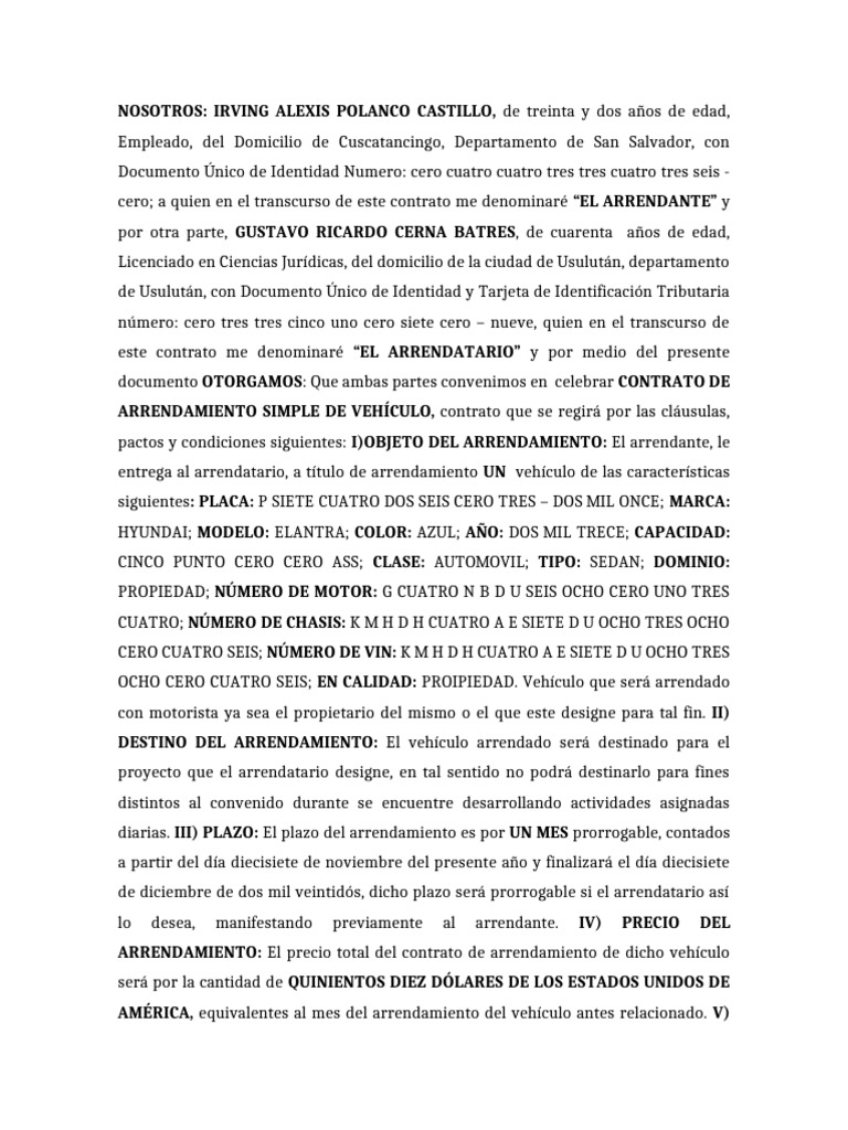 IRVING ALEXIS POLANCO CASTILLO | PDF