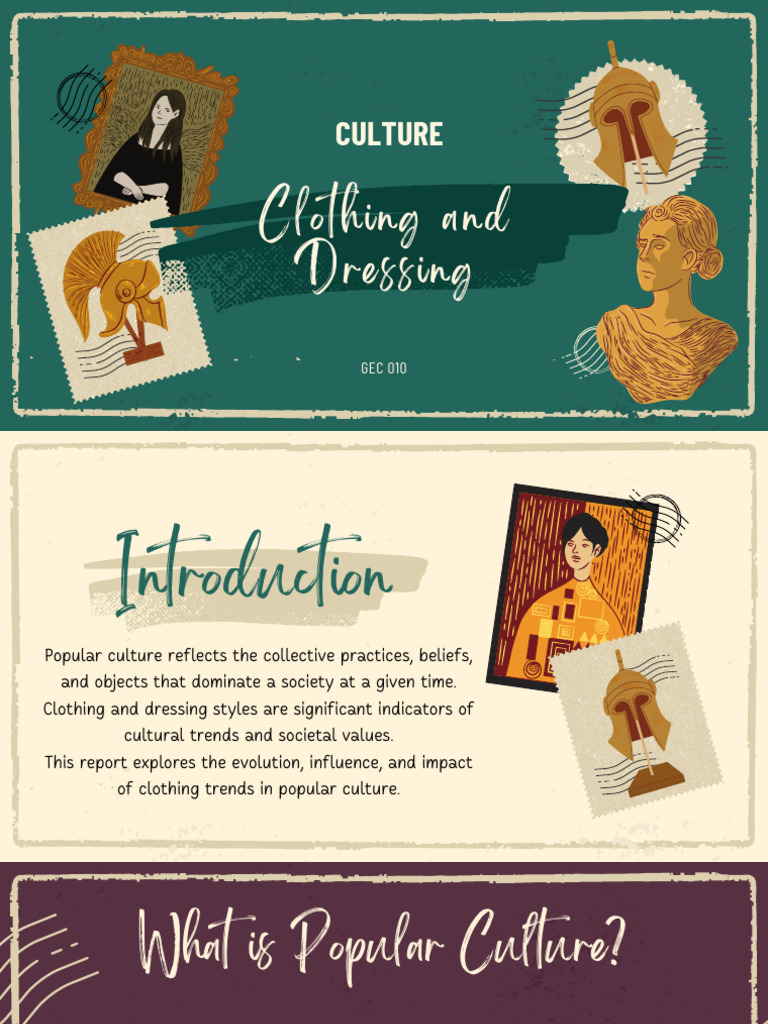 Pop Culture Report | PDF | Fashion | Popular Culture