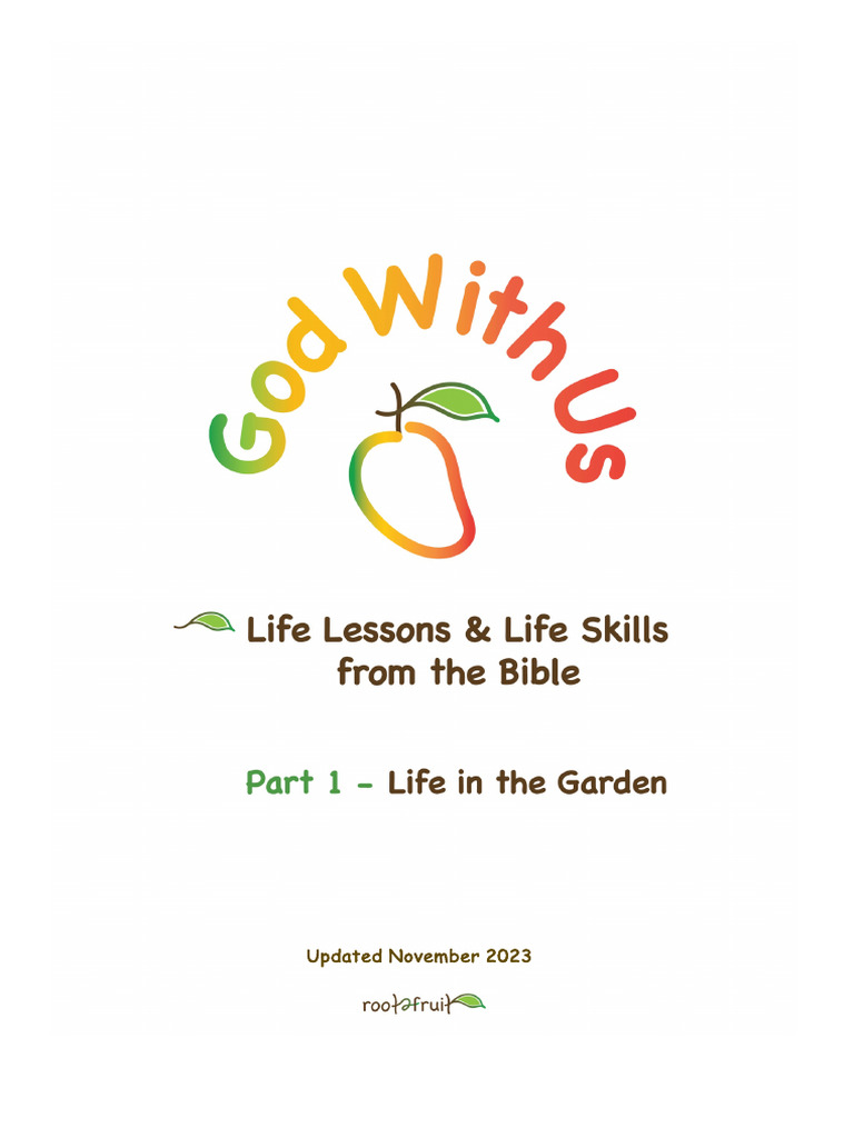 1 God With Us Part 1 | PDF | Genesis Creation Narrative | Prayer