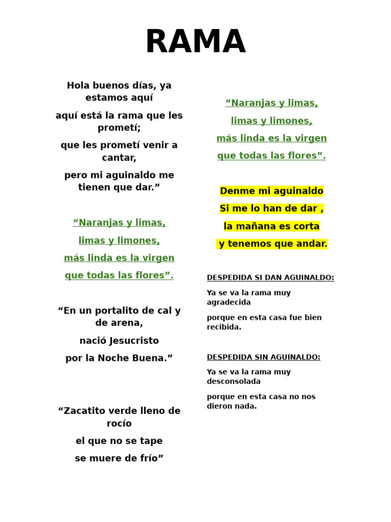 Rama Veracruzana | PDF