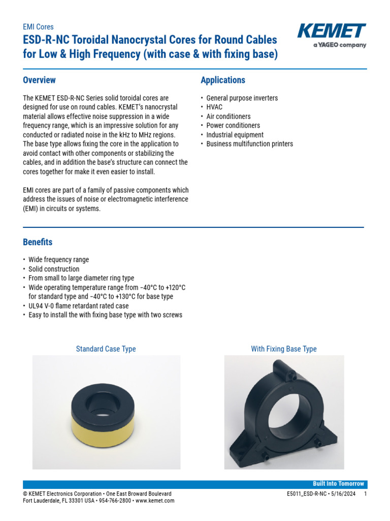 Nucleo Nanocrystal KEM - E5011 - ESD - R - NC-3316550 | PDF | Electromagnetic Interference ...