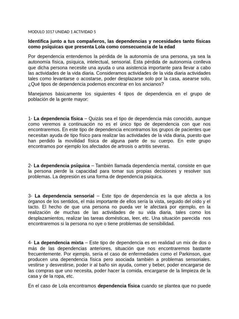522065472 Modulo 1017 Unidad 1 Actividad 5 Grupal | PDF | Ciencias del comportamiento | Sicología