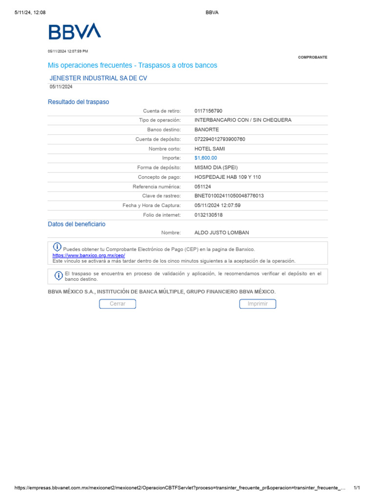 Hotel Samil-1 | PDF | Bancario | Servicios financieros