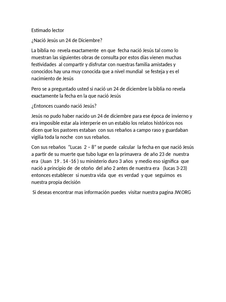 Estimado lector | PDF