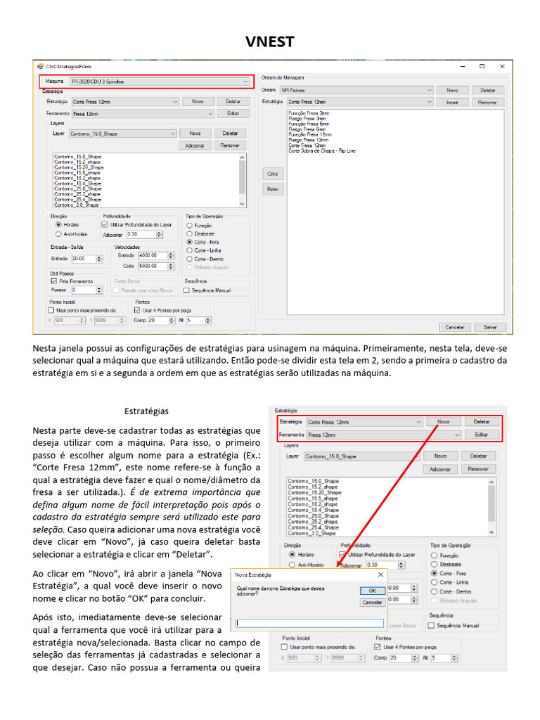 Manual VNEST | PDF | Programas | Sequência
