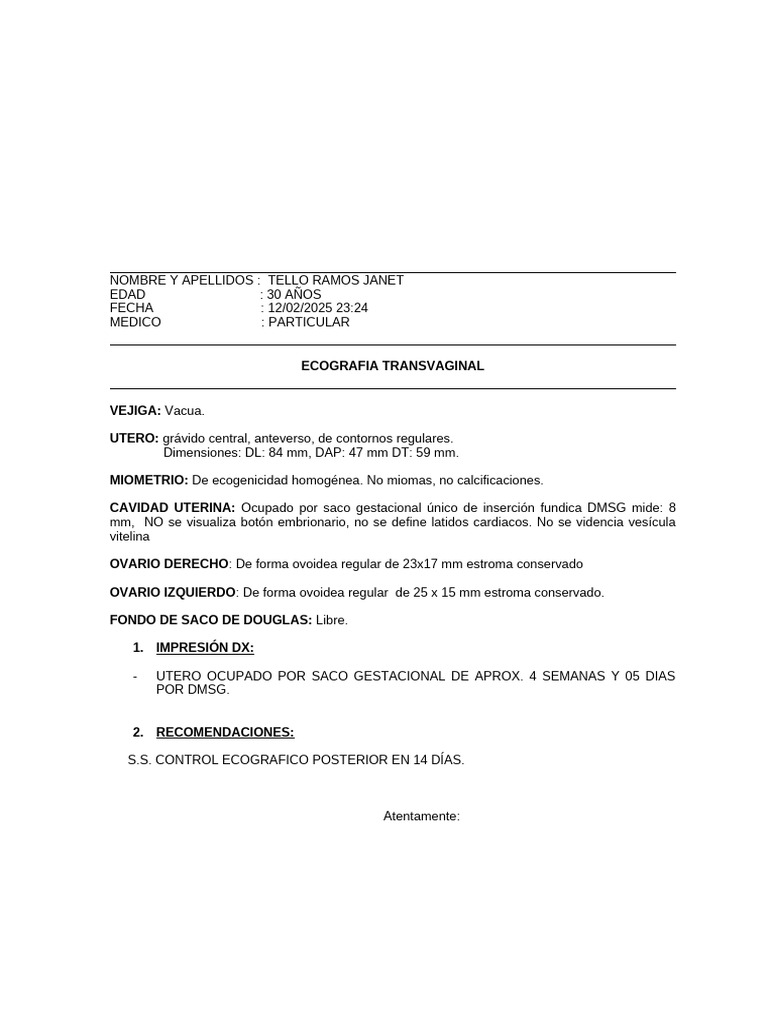 5 Semanas Gestac | PDF