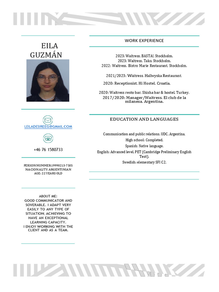 Leila Guzmán CV | PDF