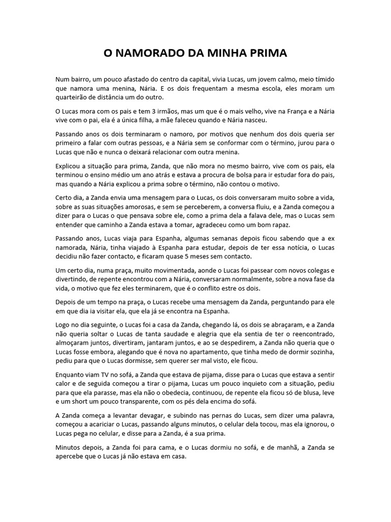 Sinopse O Namorado Da Minha Prima Final Pdf