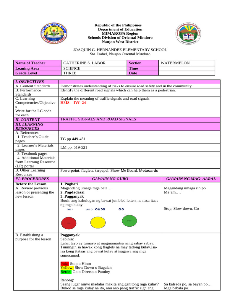 Grade 3 COT MAPEH Q4 | PDF