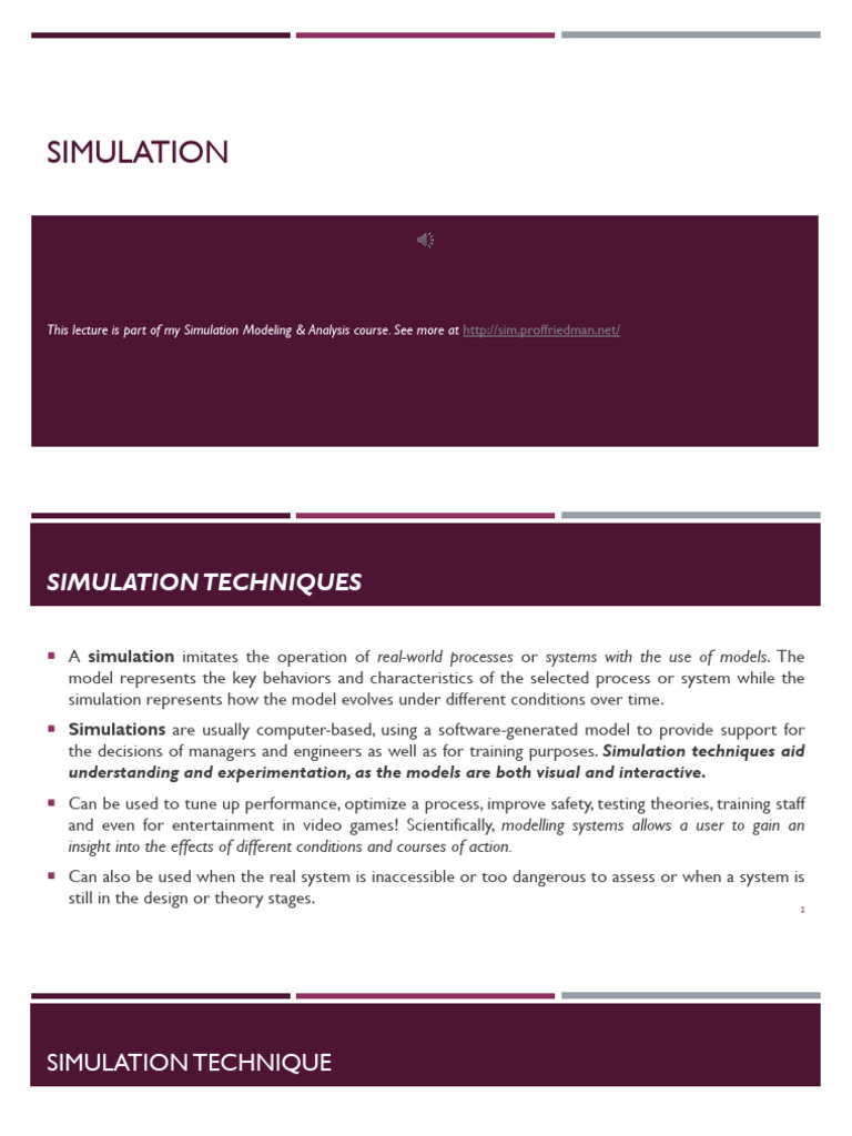 Chapter-2-lesson-2_Intro-to-Simulation | PDF | Simulation | Conceptual Model