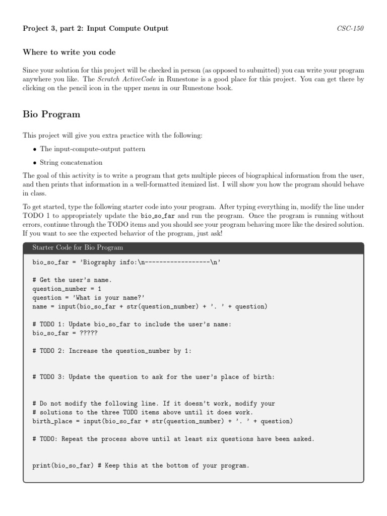 P03 Bio Handout | PDF