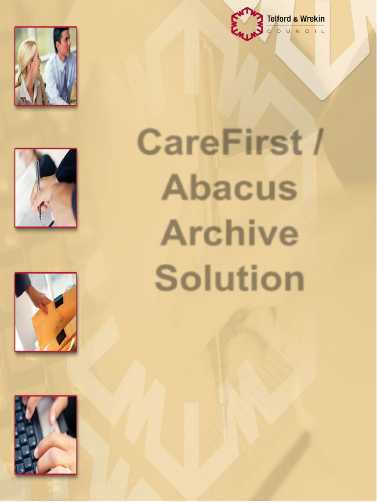 Carefirst Abacus Archive Solution User Guide | PDF | Login | Software