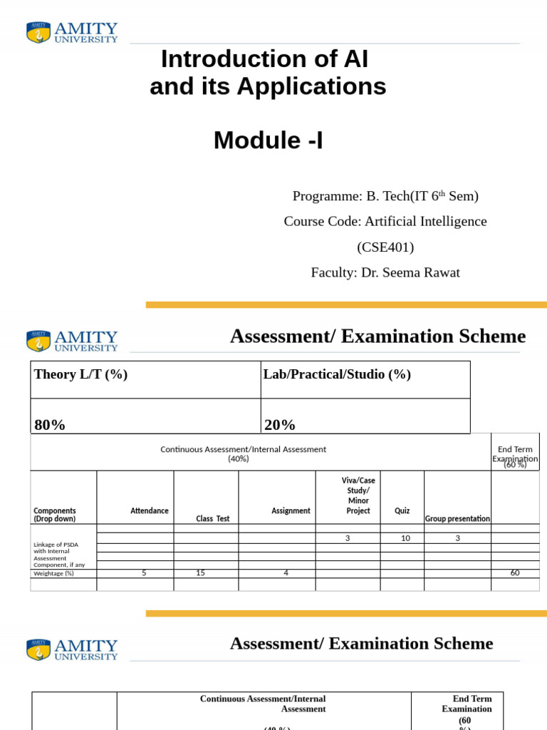 1 Lecture AI Module1 Intro | PDF | Artificial Intelligence | Intelligence (AI) & Semantics