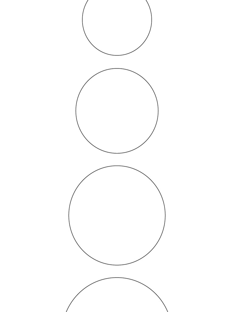 Circles Template | PDF