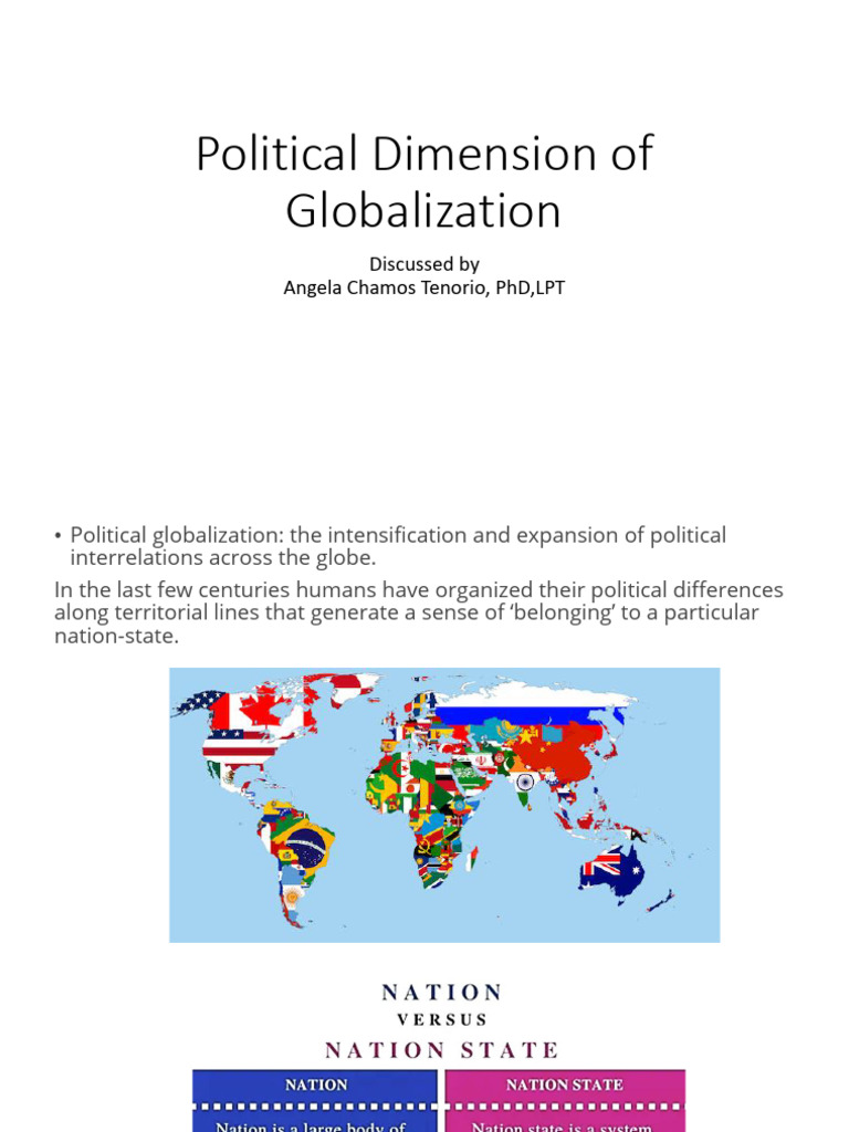 Political Dimension of Globalization | PDF | Globalization | Non ...