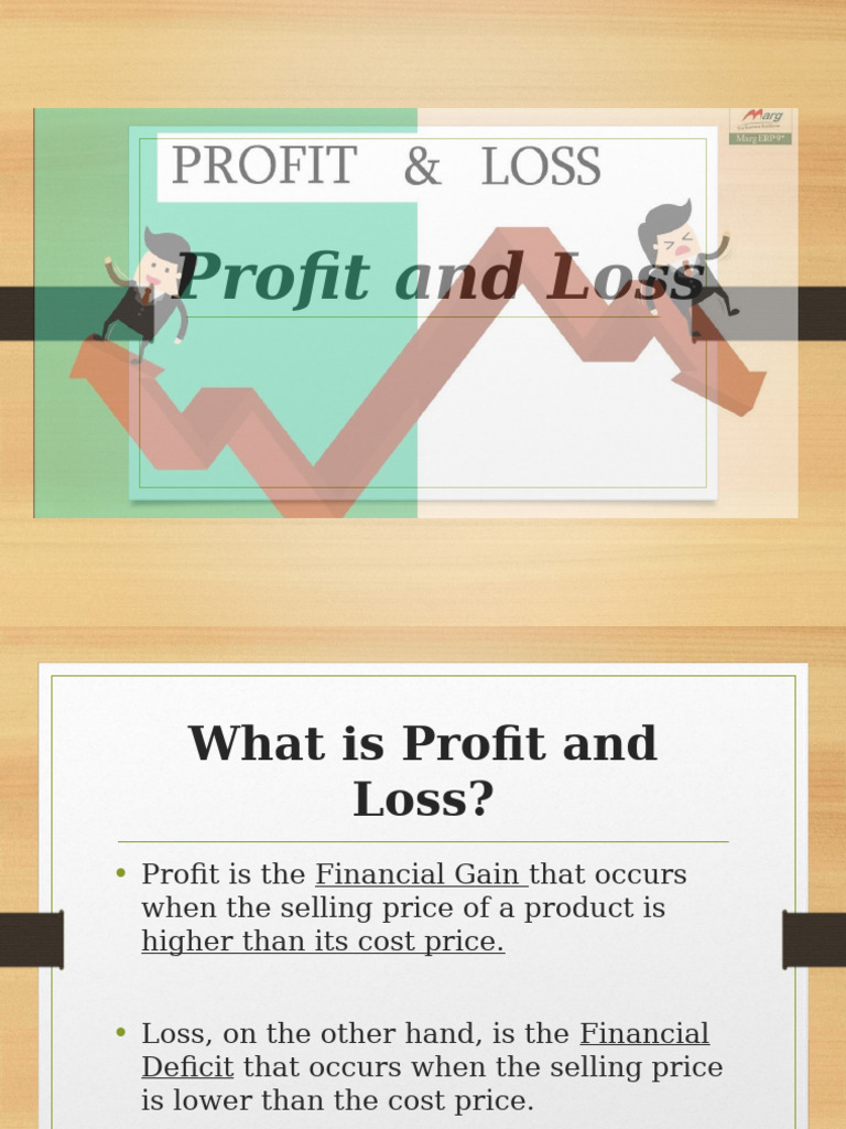 Profit and Loss | PDF