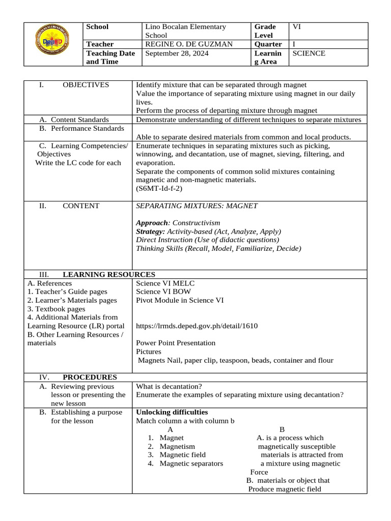 DLP (MAGNET) | PDF | Learning