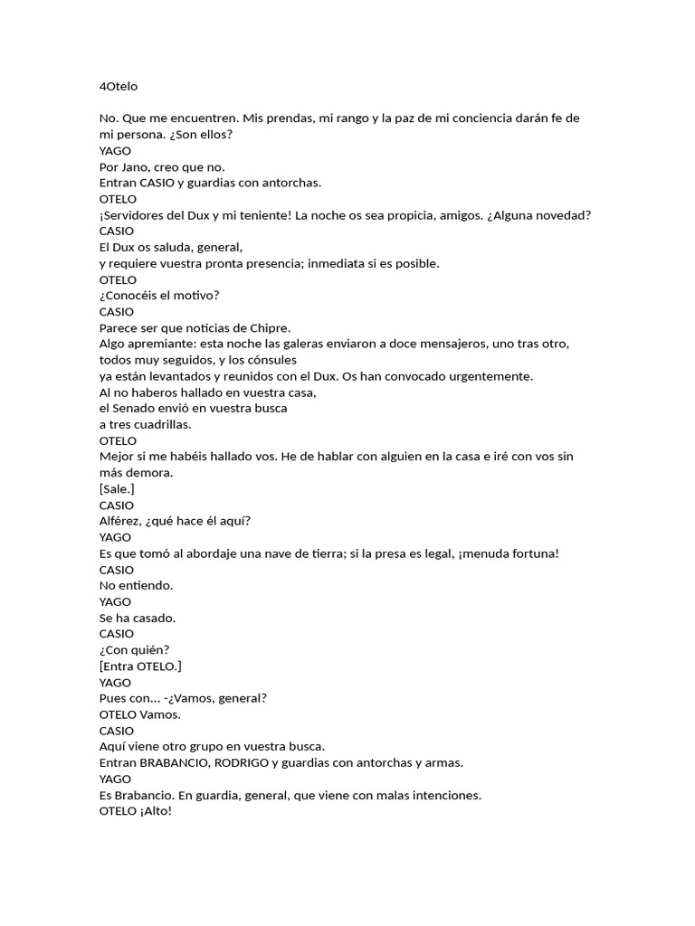 4 Otelo | PDF