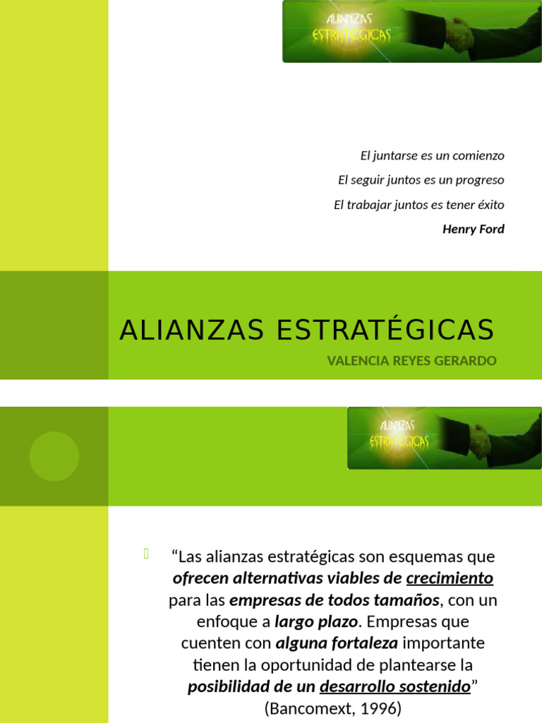 Alianzas Estratégicas-02 | PDF | Compartir (Finanzas) | Business