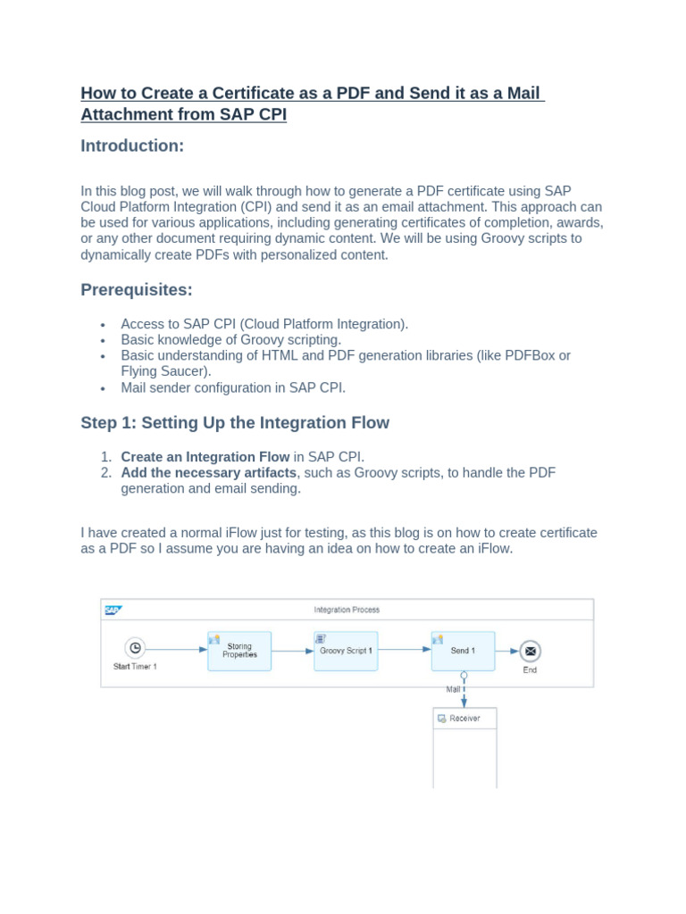 SAP CPI PDF Certificate Guide | PDF | Computing | Internet