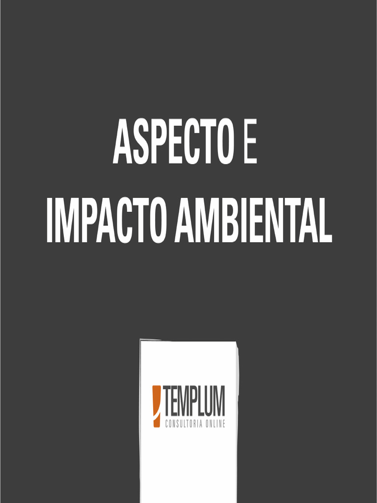 Slide Aspecto e Impacto Ambiental | PDF