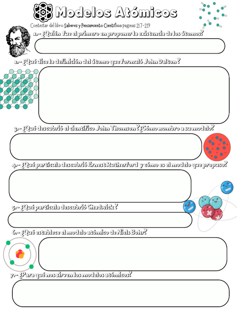 Cuadernillo Quimica Alumnos Pdf átomos Núcleo Atómico