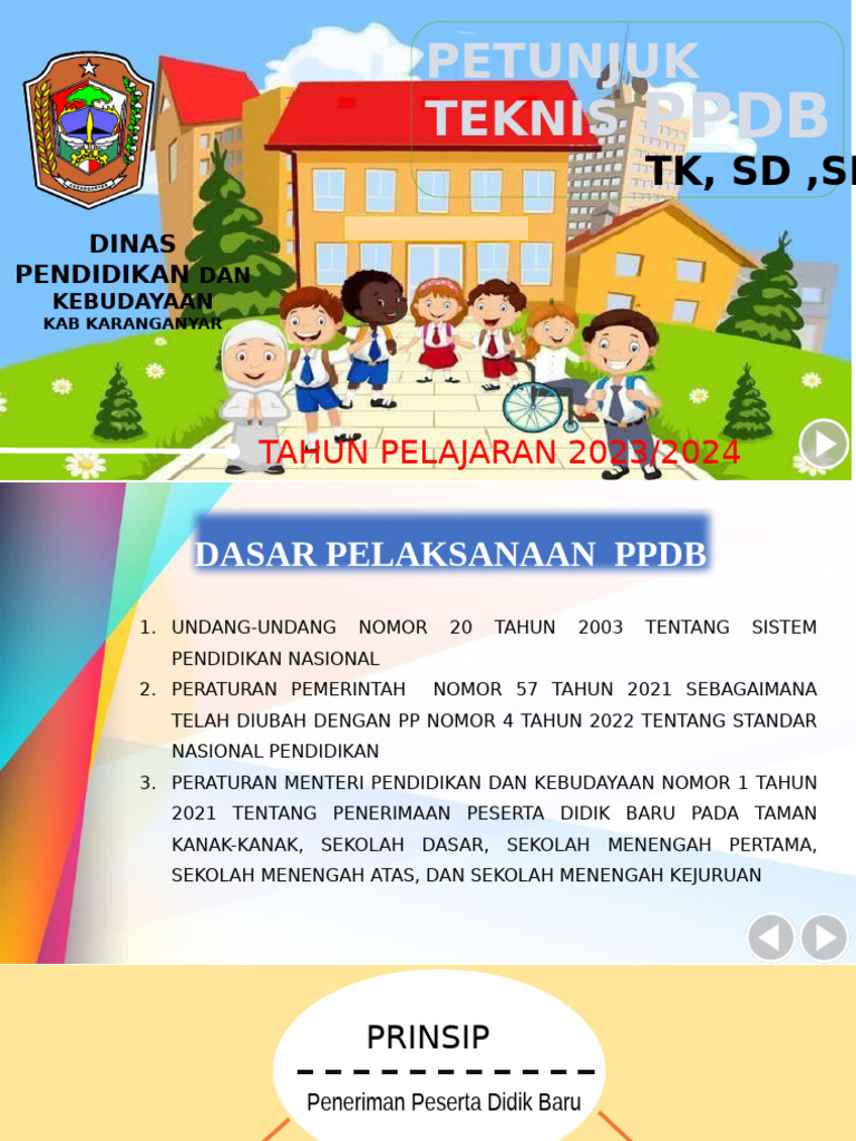 PPT PPDB TAHUN 2023 (1) | PDF